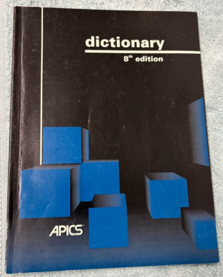 Educational Society for Resource Management APICS Dictionary 8th ...