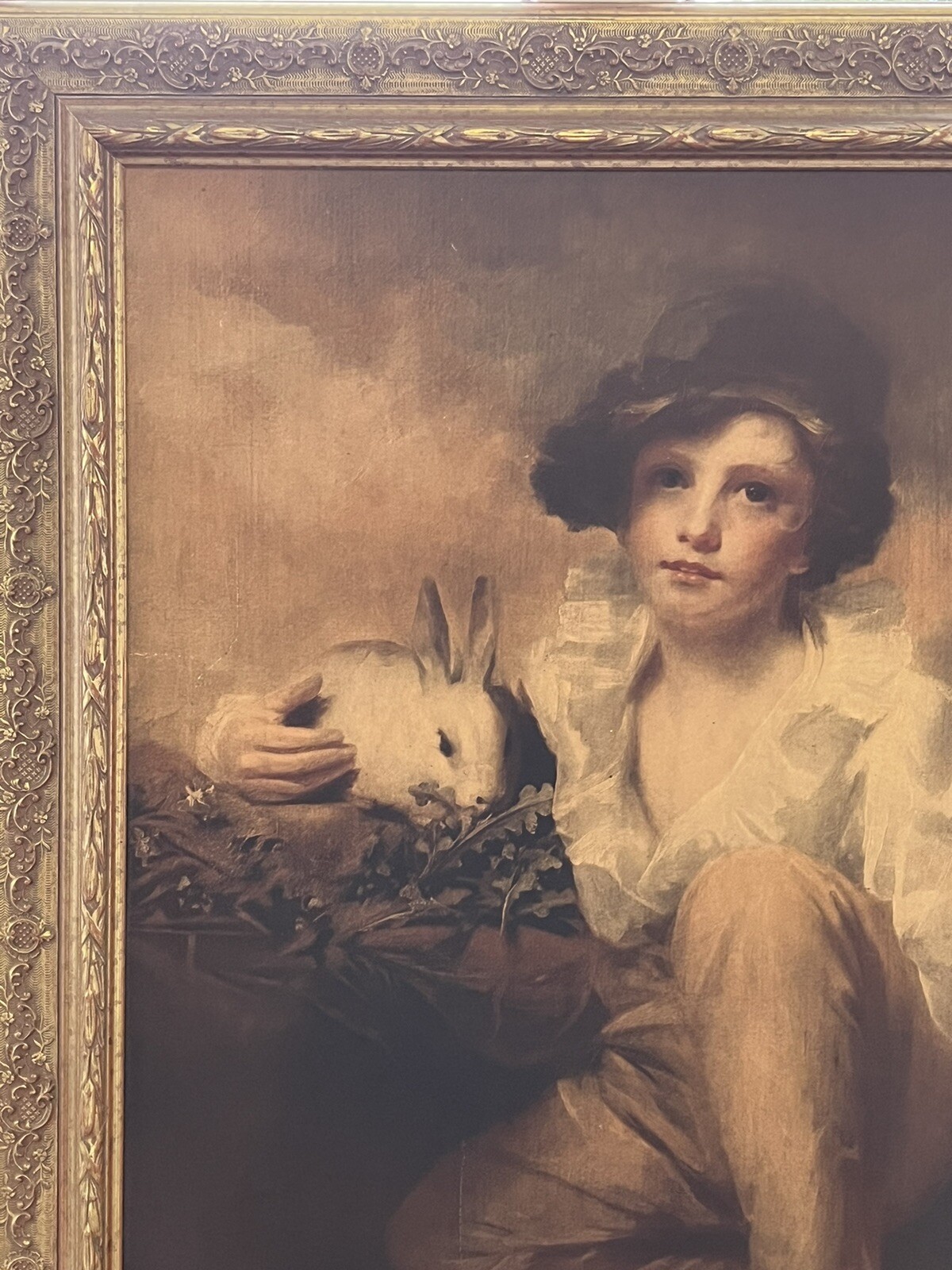 MASTER OIL PAINTING The Red Boy in Ornate Frame By Thomas Lawrence 1825 ...