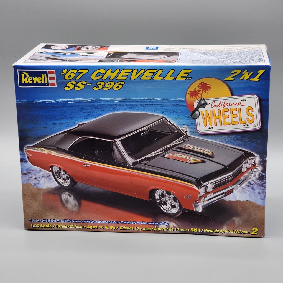Revell 1/25 67 Chevelle SS 396 85-2880 Parts Kit Bash Engine Motor | eBay