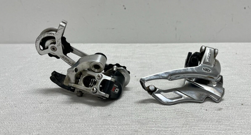SRAM XO High-End 9-Speed Rear Derailleur & Shimano Doere XT M761A Front ...