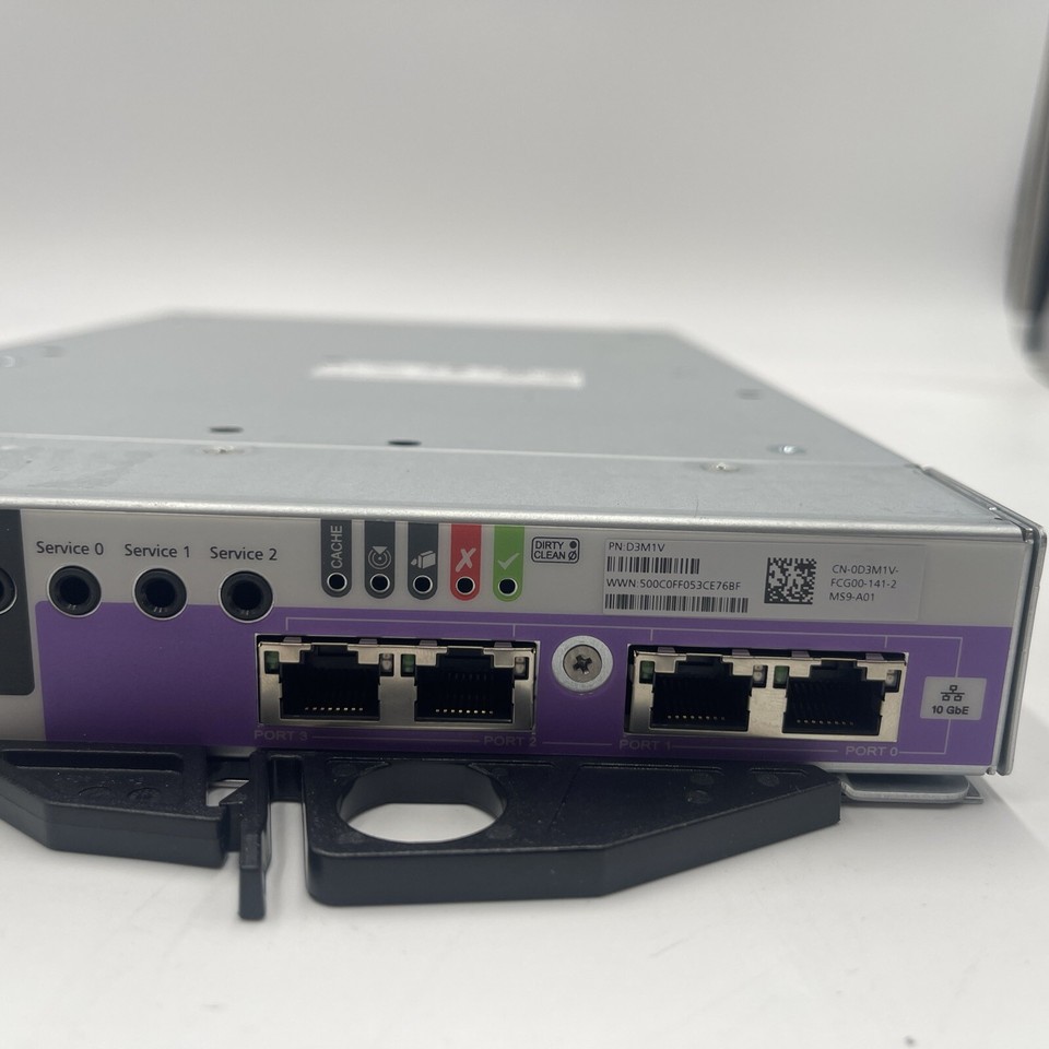 Dell D3M1V PowerVault ME4012 ME4024 ME4084 10GBASE-T iSCSI 8GB Cache ...