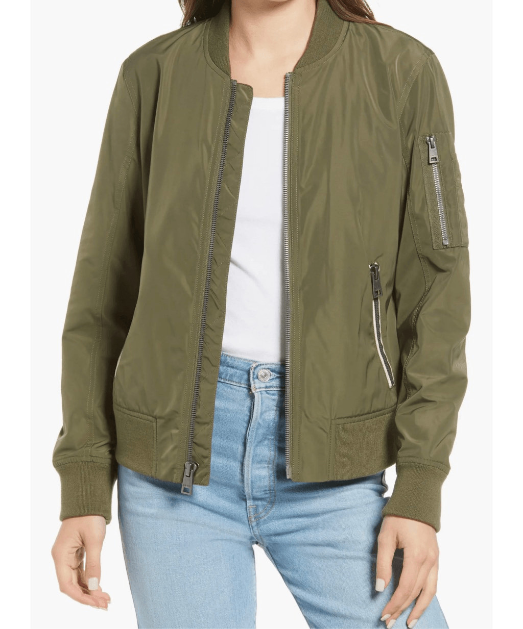Levis Bomber Jacket - Army Green - Gem