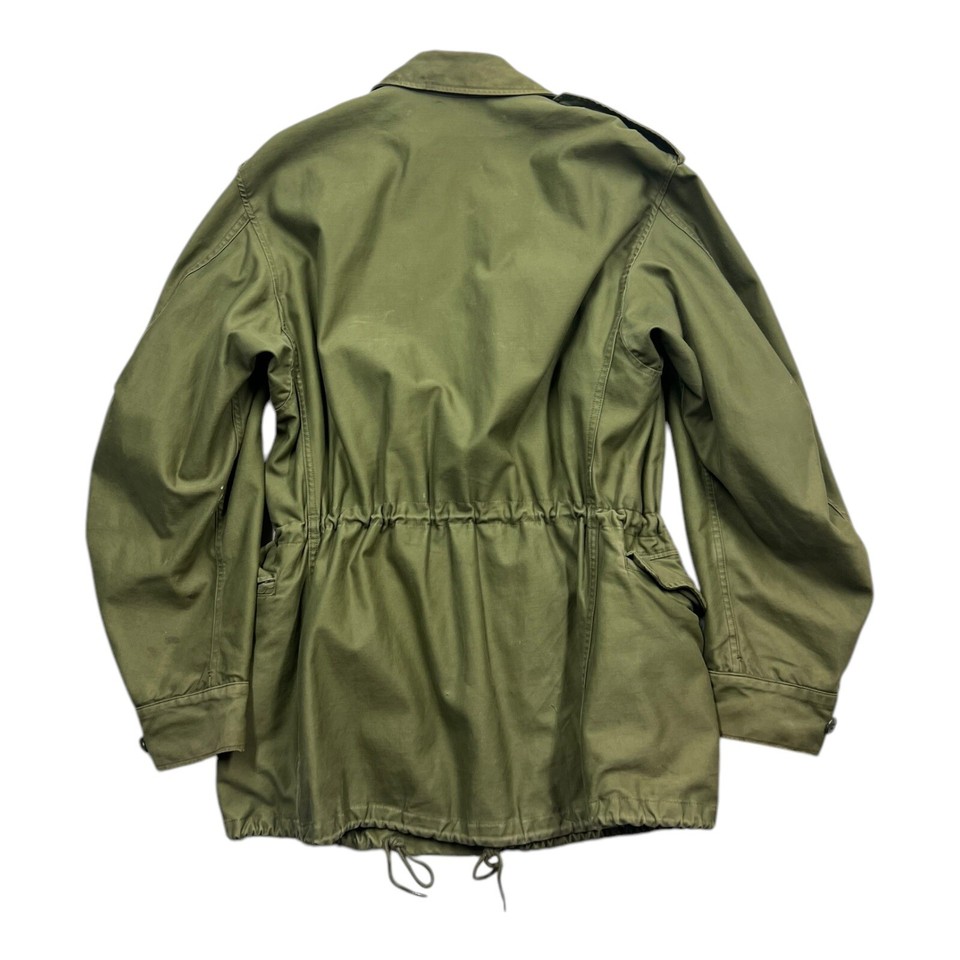 Vintage M1951 Field Jacket Army OD Green Sateen Small Reg Military | eBay