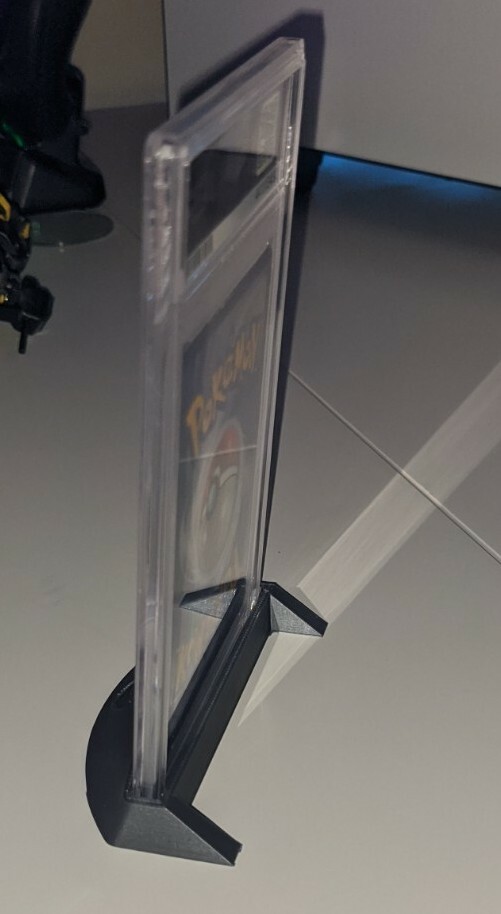 Pokemon Card Stand - PSA & Toploader - 3D Print - Request Style & Color ...