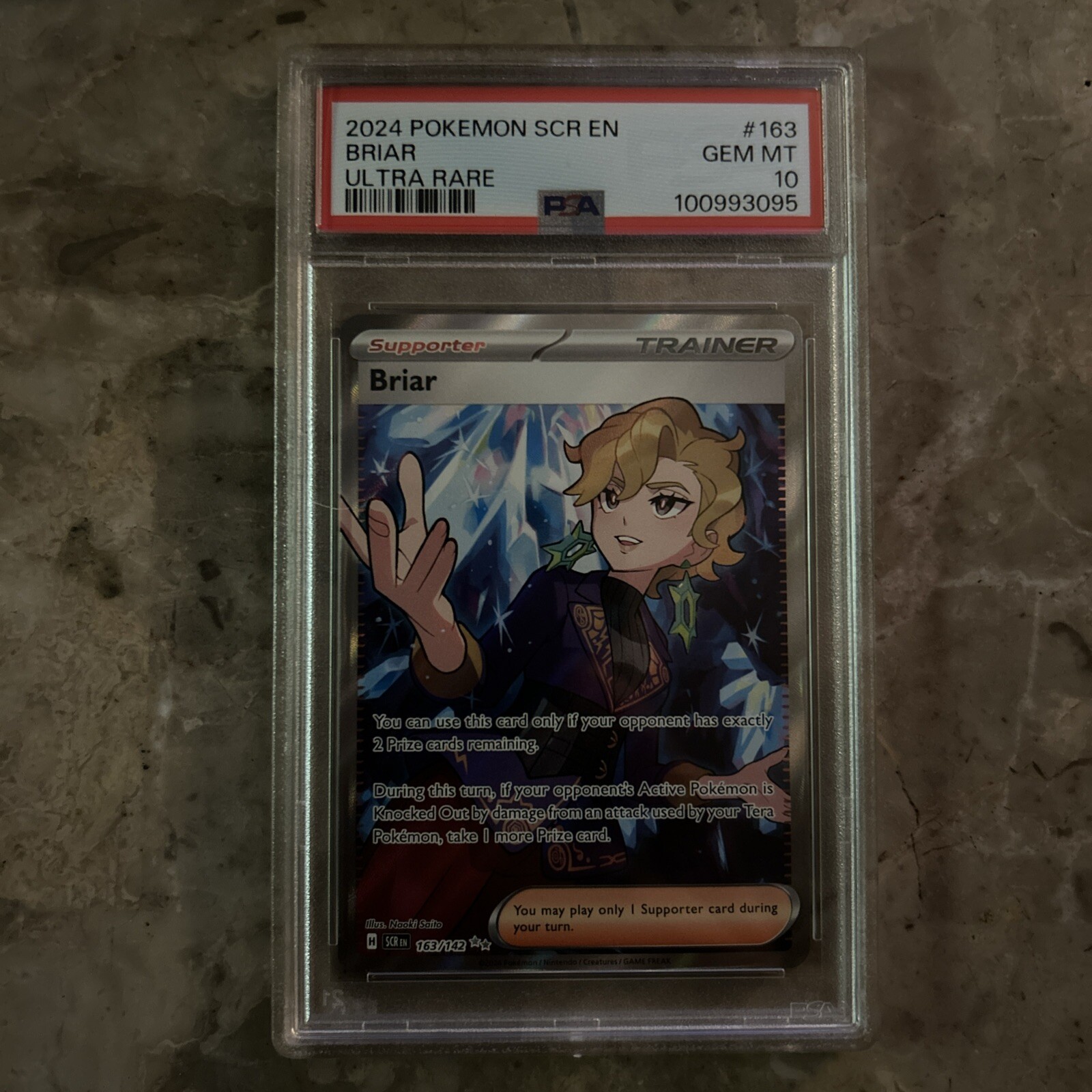 Briar 2024 Scarlet & Violet: Stellar Crown #163/142 Ultra Rare (Full ...