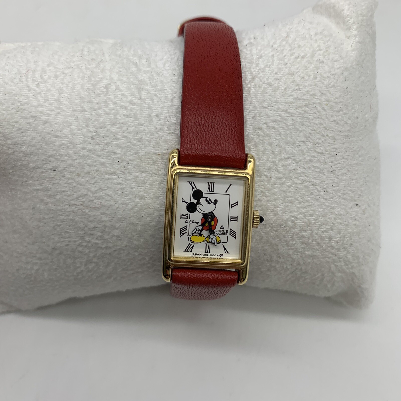 VTG Disney Watch MN1029 Mickey w/ original box & original tag Ref. R ...