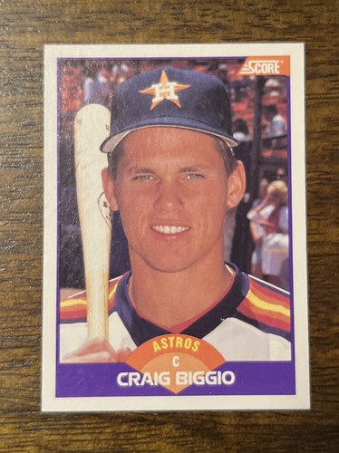 1989 Score Baseball Craig Biggio Rookie Card #237 | eBay
