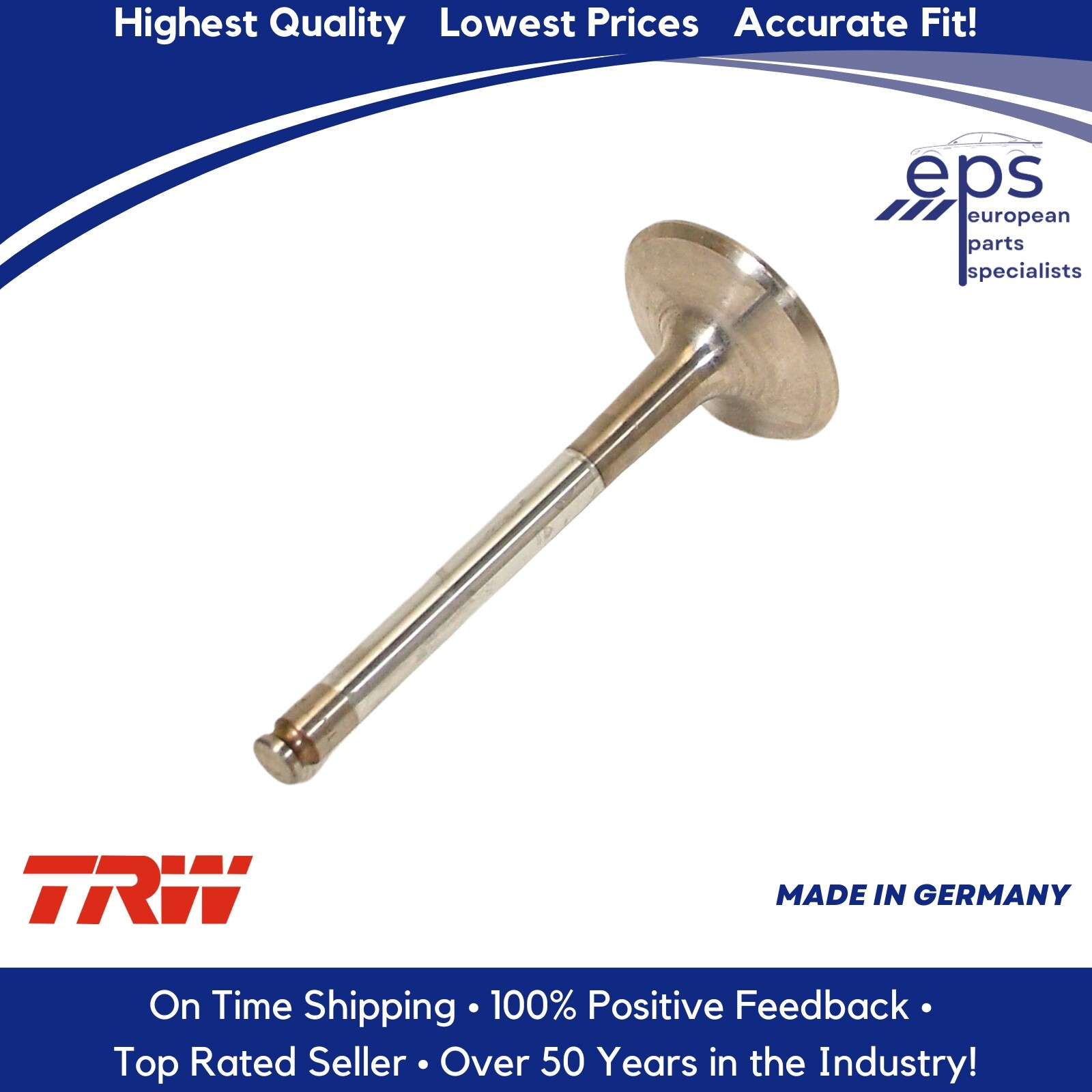 Mercedes Intake Valve 1990-92 500SL Single Groove Germany TRW 119 053 ...