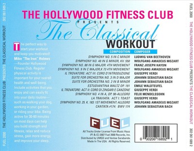 VARIOUS ARTISTS HOLLYWOOD FITNESS CLUB PRESENTS THE CLASSICAL WORKOUT ...