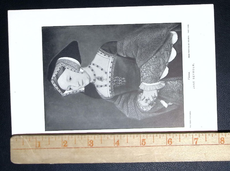Antique Perry Pictures Print Jane Seymour Portrait by Holbein Tudor ...