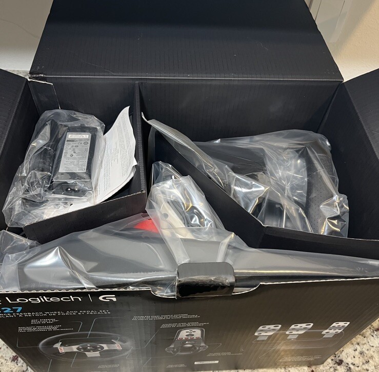 Logitech G27 Racing Wheel - Black for sale online | eBay