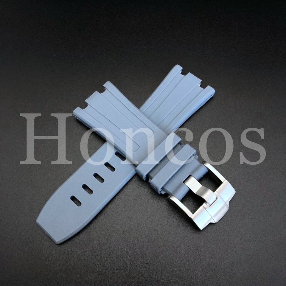 28MM Rubber Watch Strap Band Fits For AP Royal Oak Diver Offshore 15703 ...