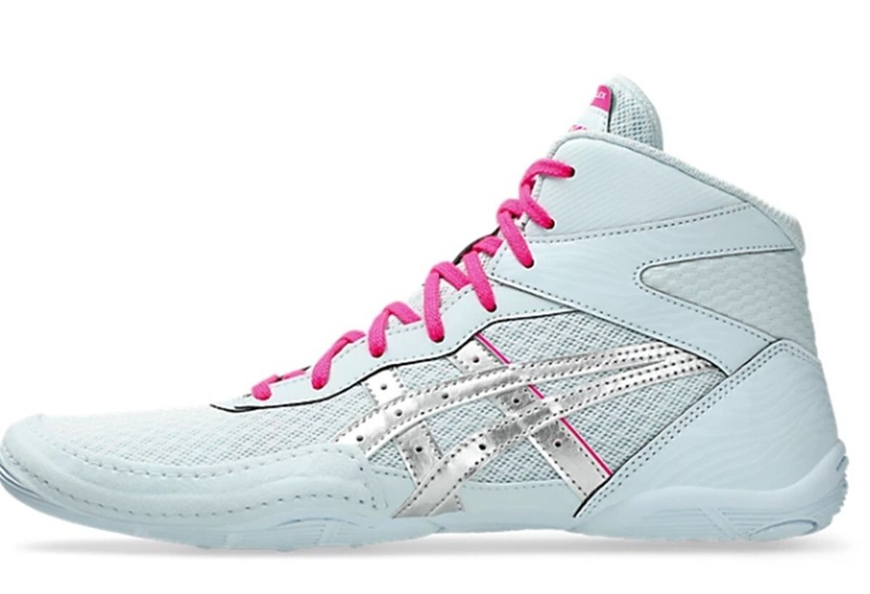 Asics Mens Matflex 7 Cool Gray-Silver Wrestling Boxing Shoes 1081A051 ...