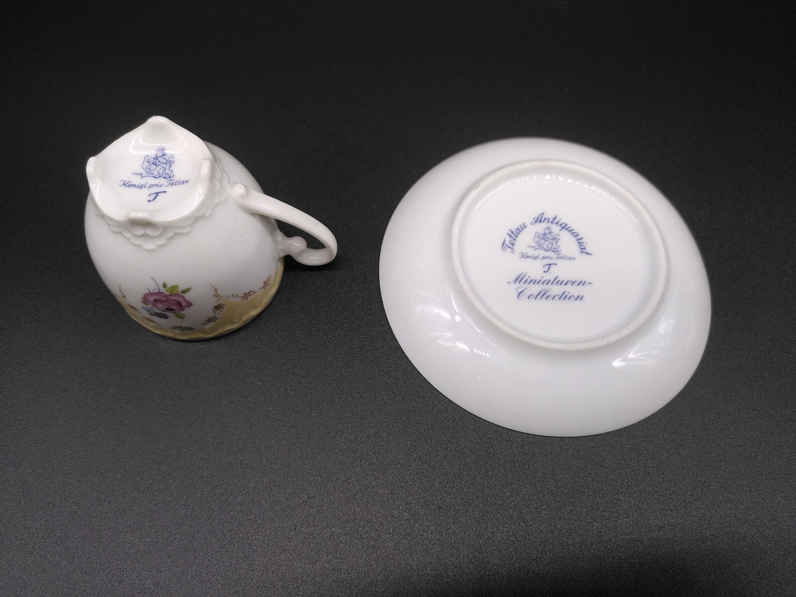 5x Tettau Antiquariat Königl. priv. Tettau Miniaturen Collection ...