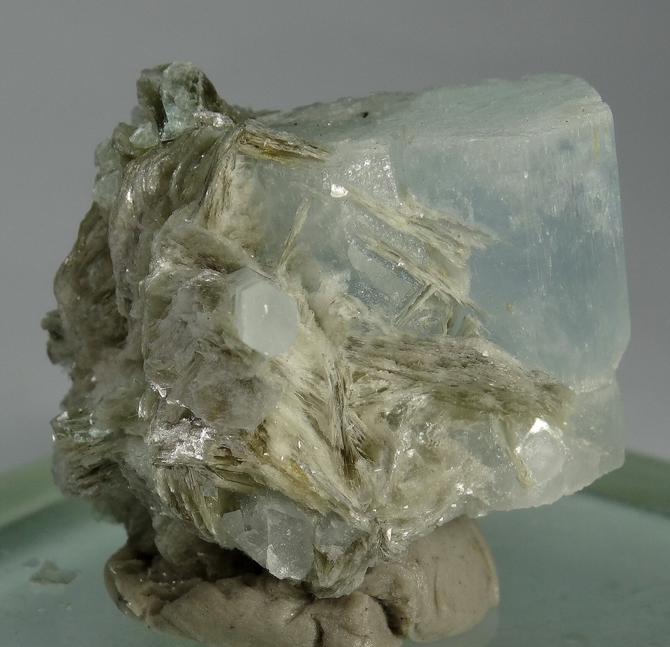 78 CARATS AQUAMARINE var BERYL WITH MICA FELDSPAR PAKISTAN, (AP-35), | eBay