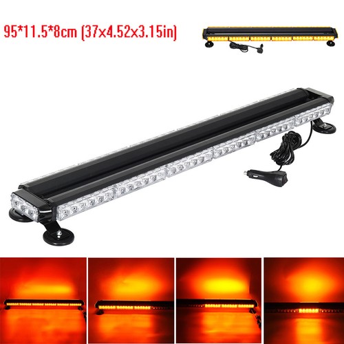 3ft 78 LED Beacon Bar Light Amber Recovery Warning Strobe Lamp 95cm ...