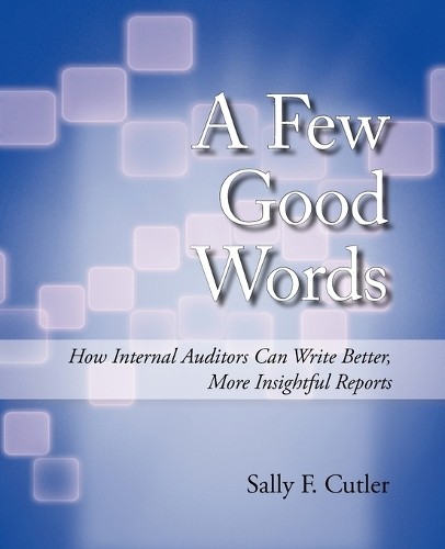 Sally F Cutler A Few Good Words (Taschenbuch) 9781450204941 | eBay.de