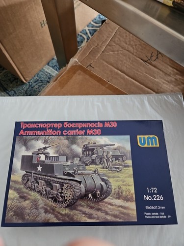 UNIMODELS UM 226 Plastic scale models kit Scale 1:72 M30 cargo carrier ...