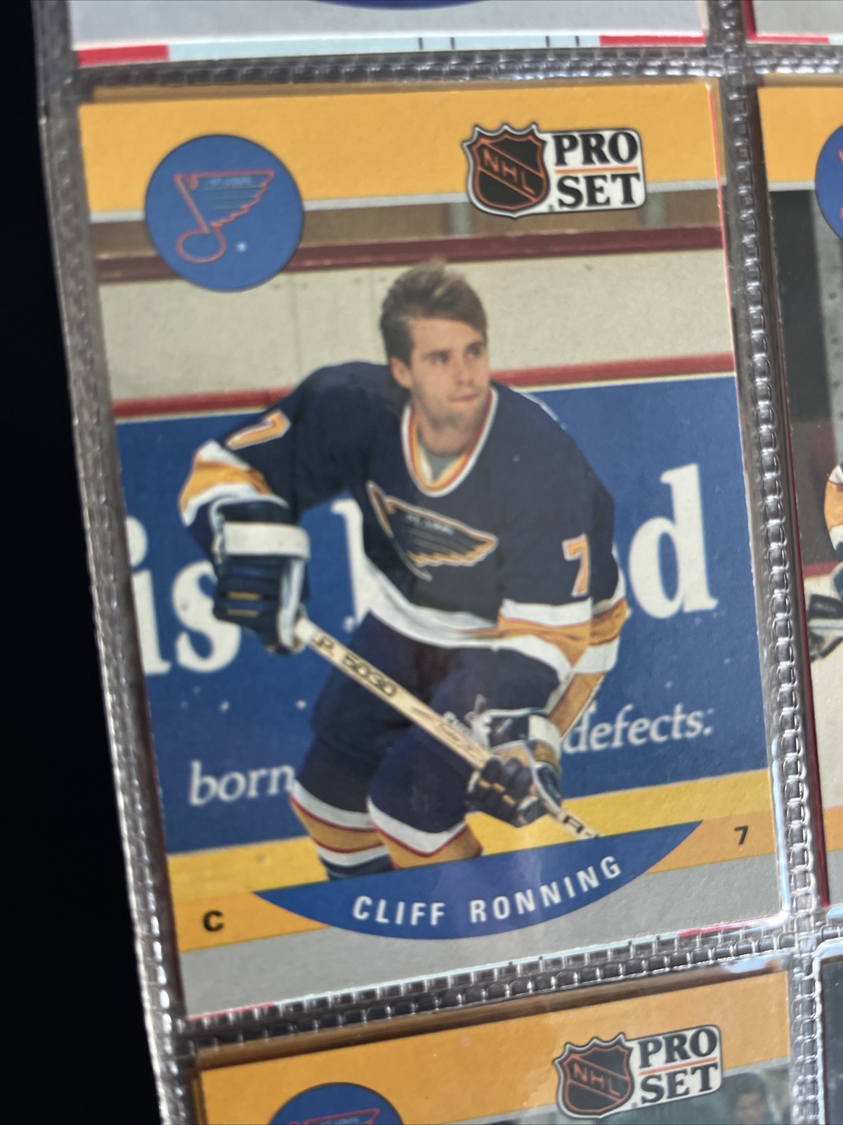 1990 Pro Set #526 Cliff Ronning St. Louis Blues | eBay