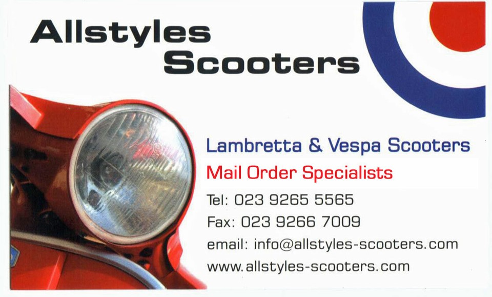Lambretta & vespa Mod scooter, Classic car 900mm whip aerial GREEN ...