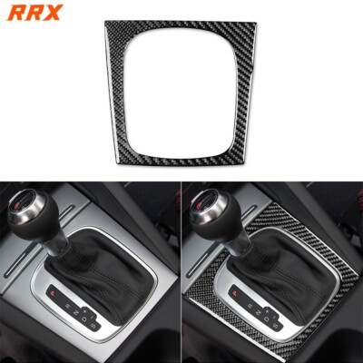 Real Carbon Fiber Console Gear Shift Panel Frame Trim For Audi A3 S3 8P ...
