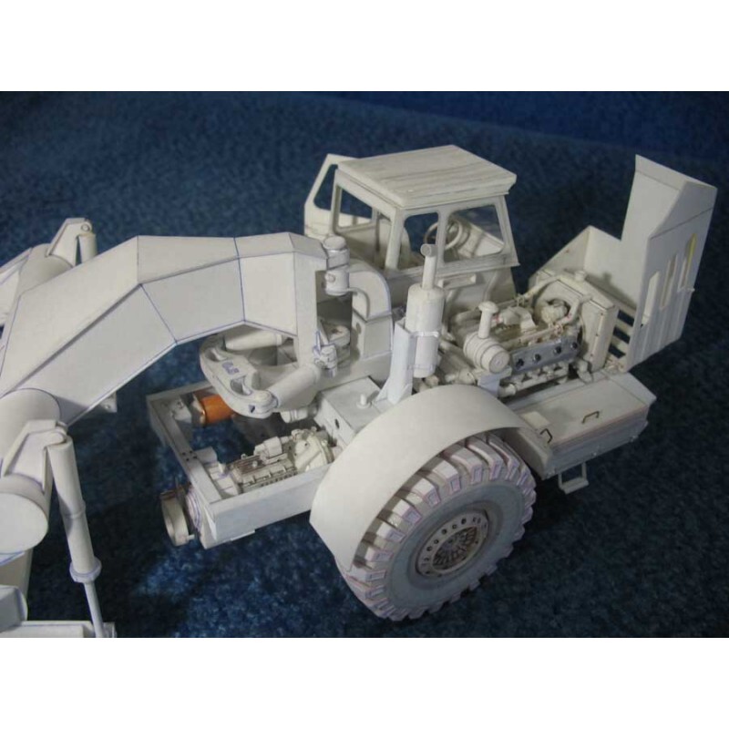 OREL 273 1/25 One-axle tow-truck МоAZ-546P USSR, 1973 Paper model kit ...