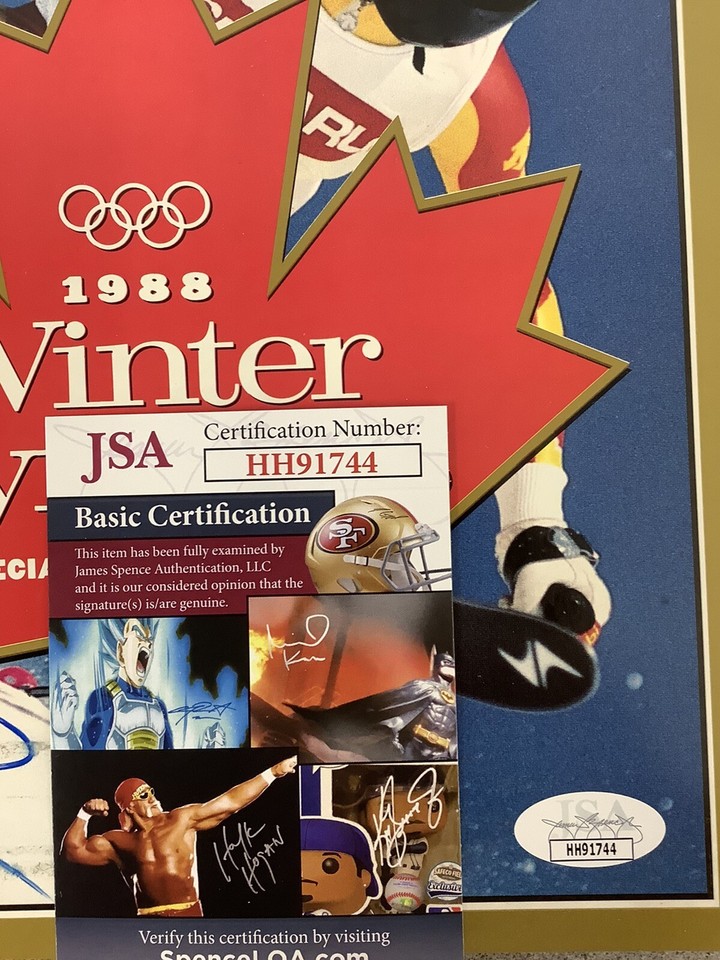 Dan Jansen Signed Sports Illustrated Mag Skiing Autograph JSA Winter ...