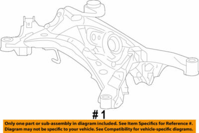 51206-30131 Toyota Member sub-assy, rear suspension 5120630131, New ...