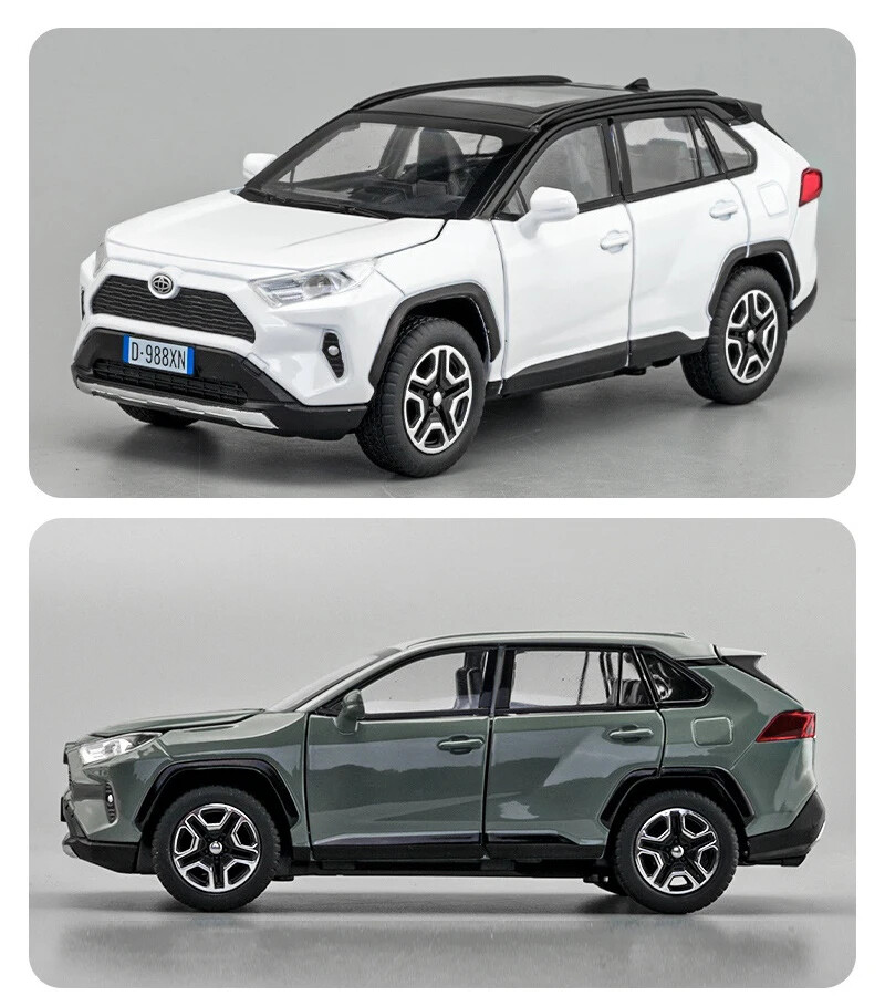 1:32 Toyota RAV4 SUV 2025 Alloy Diecast Model Car Sound & Light Kids ...