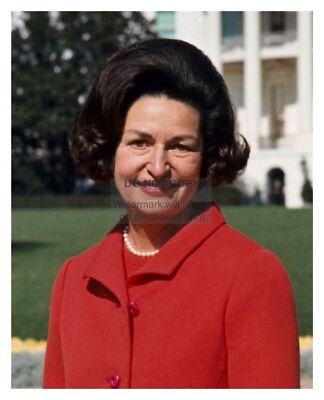 LADY BIRD JOHNSON 41ST FIRST LADY OF THE UNITED STATES 8X10 PHOTO ...