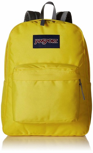 Jansport Superbreak Mens & Womens Backpacks Rucksack Yellow | eBay UK