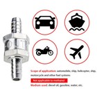3/8" 10mm Fuel Line One Way Non Return Check Valve Aluminum Petrol ...