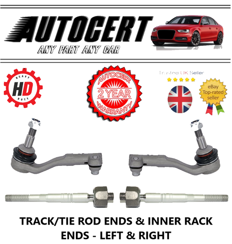BMW 3 SERIES F30 F31 2011> - TRACK / TIE ROD ENDS x2 & INNERS x2 - LEFT ...