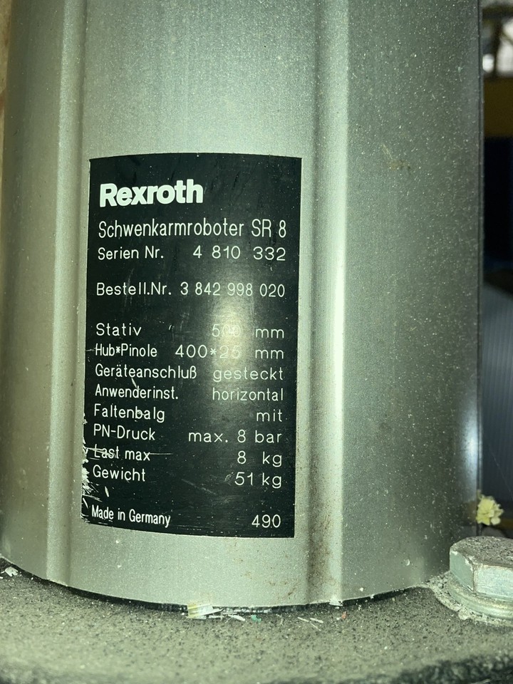 Rexroth SR8 TURBO SCARA Swivel Arm Robot with Computer Cabinet | eBay UK