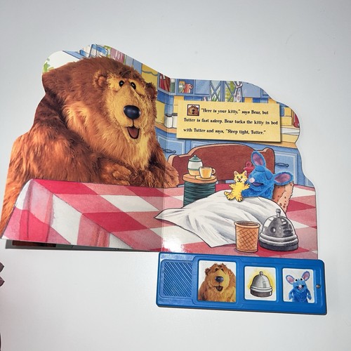 Vintage Bear In The Big Blue House Play a Sound Board Book - Rare HTF ...