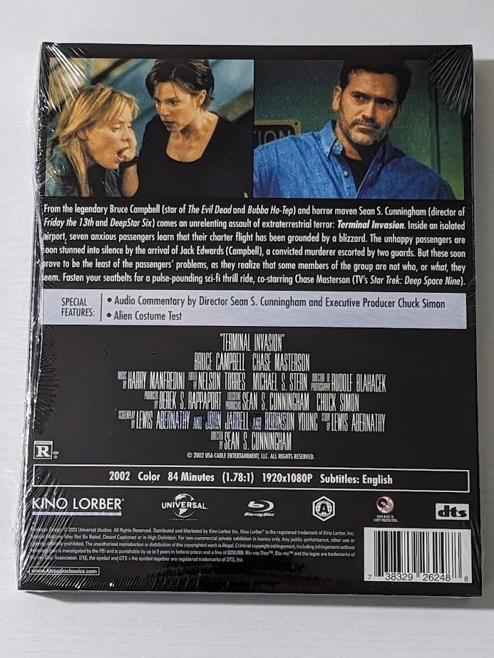 Terminal Invasion (Blu-ray + Slipcover, 2002) Brand New Sealed | eBay