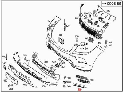 Genuine MERCEDES W166 GLE W166 M-CLASS Trim 1668850874 | eBay