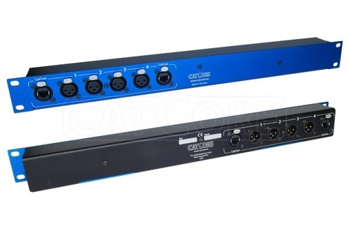 CatCore RSS-3F3M * 2x 4 XLR / CAT * Rackbox 19" * Cat-Multicore ...