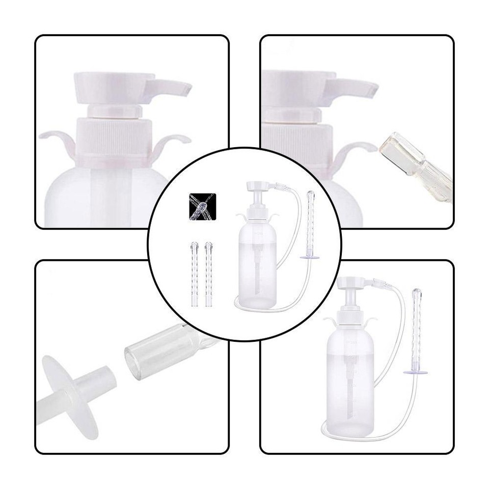 Intimate Hygiene Vaginal Douche Cleaner Kit - 3 Nozzles 300ml - For ...