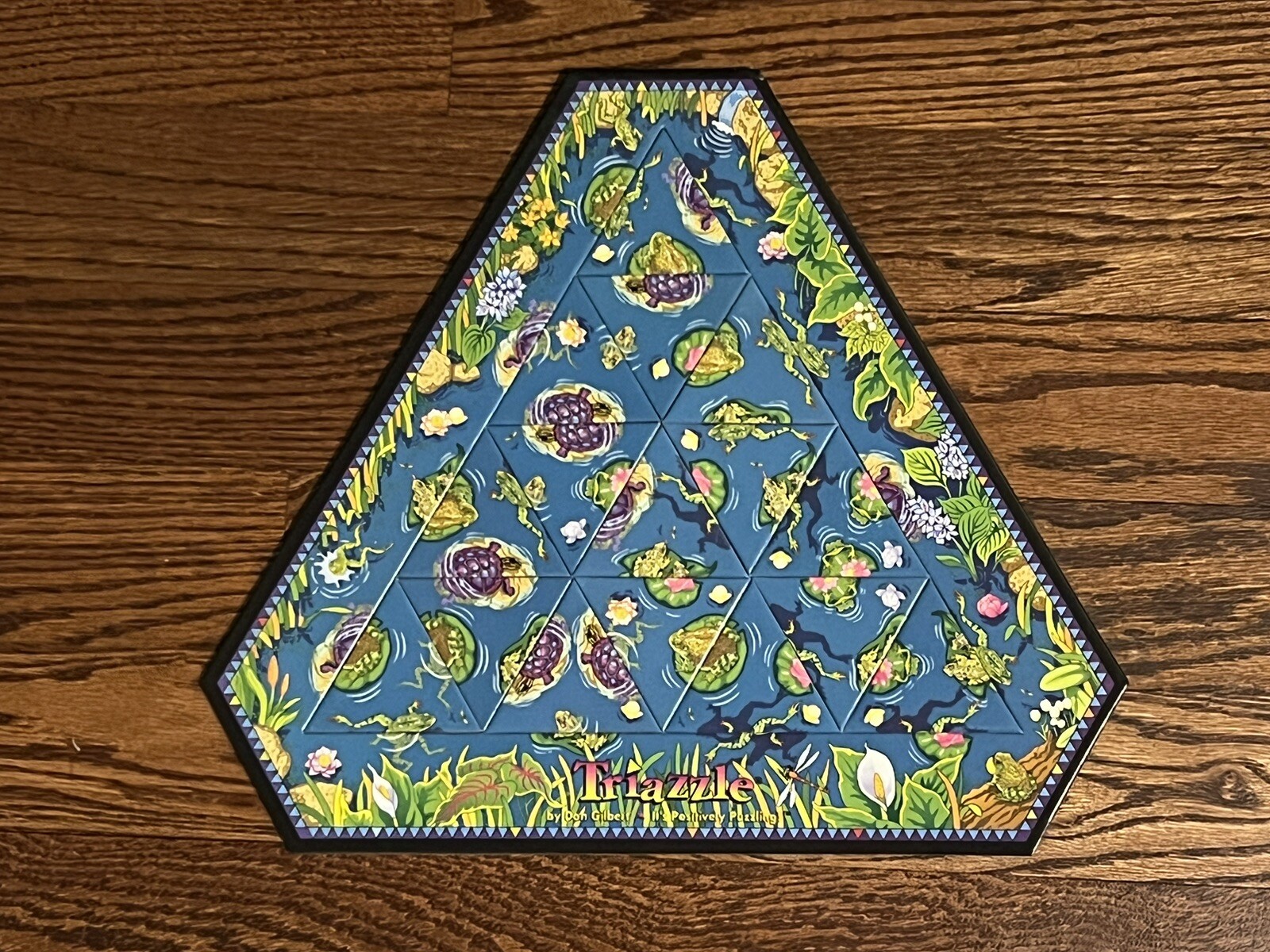 Triazzle Pond Life of North America Puzzle Dan Gilbert 1996 Vintage ...