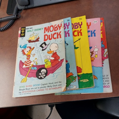 Moby Duck 2 10 13 21 28 Gold Key Bronze Age Comics Lot Run Set ...