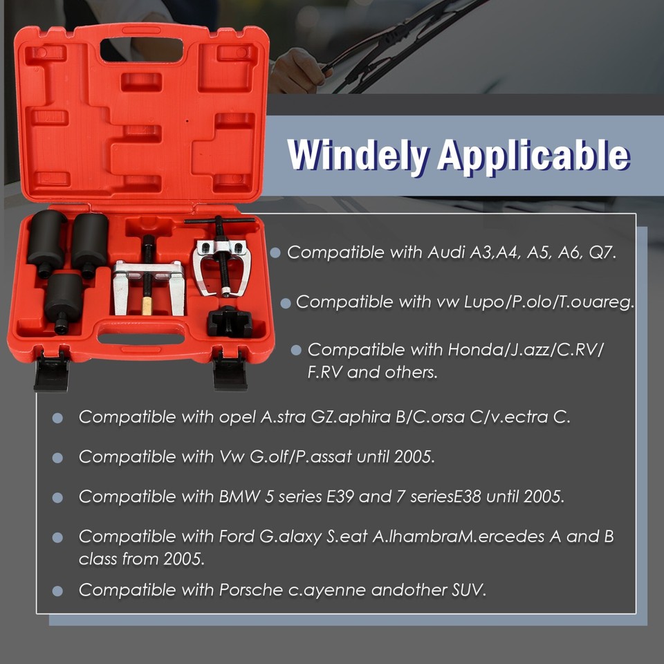 6 Pcs Universal Wiper Arm Puller Set Bearing Remover Wiper Arm Change Tool Set | eBay