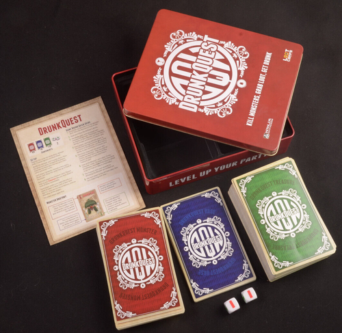 Loot Corps Board Card Party RPG Game DrunkQuest Box Complete Rare Drunk ...