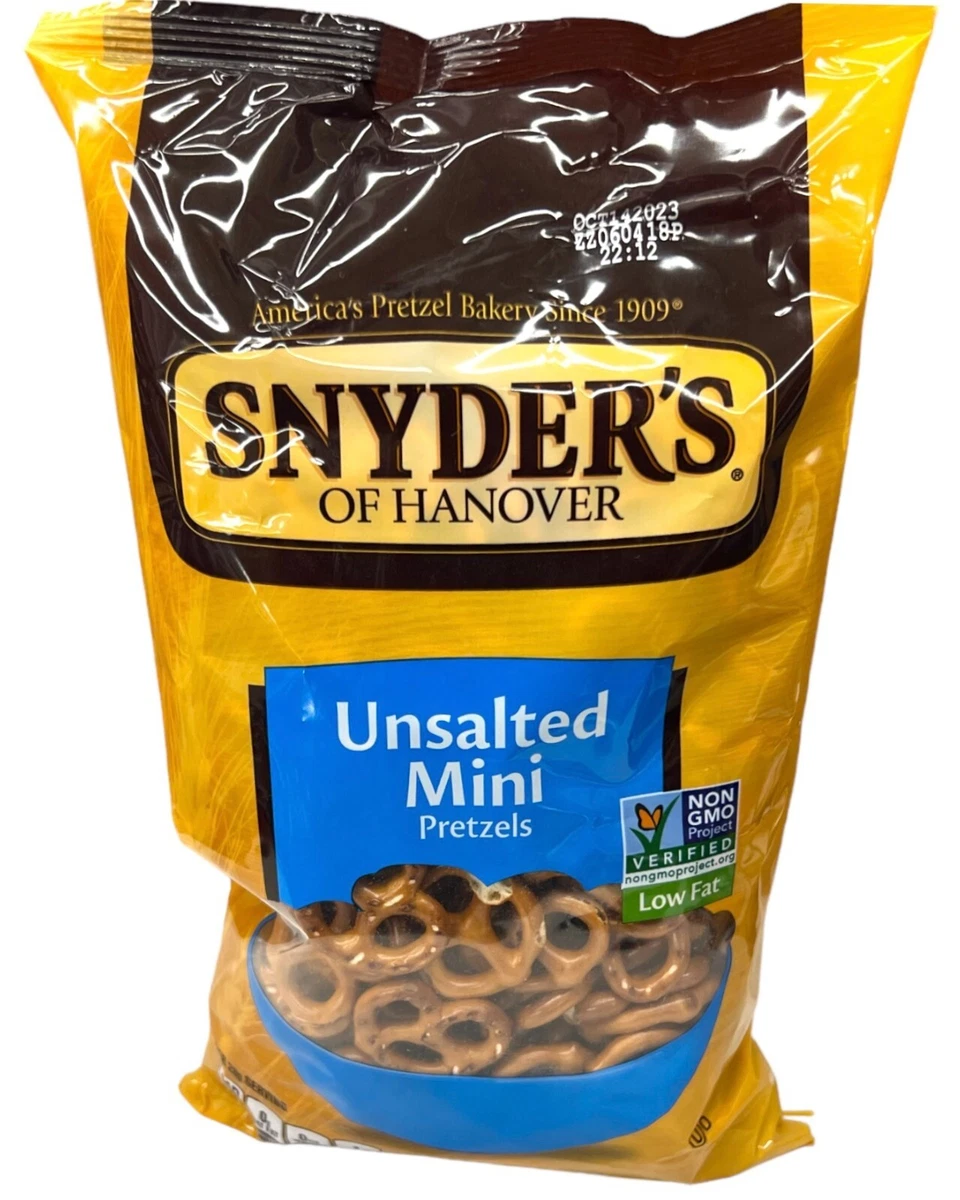 Snyders Of Hanover Mini Pretzels, Unsalted Pretzels, 12 Oz, 56% OFF