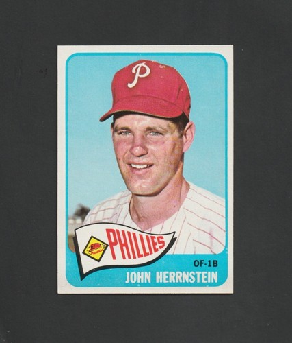 1965 Topps John Herrnstein #534~~ Tough High Number ~~ Nice Card | eBay