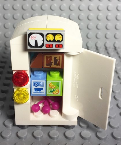 Lego City Mini Figures Fridge / Refrigerator / Home Kitchen Appliance ...