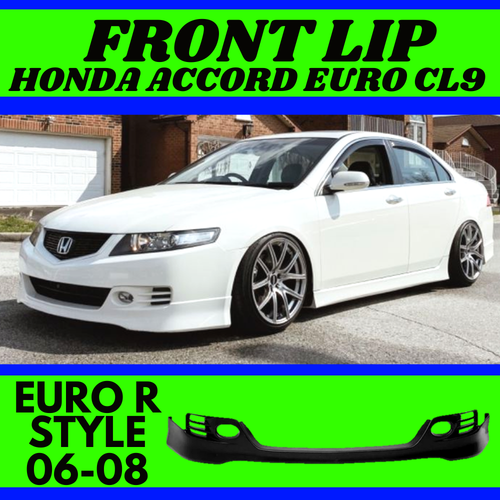 EURO Style Front Bumper Lip FITS Honda Accord Euro CL9 CL7 06-08 Mugen ...