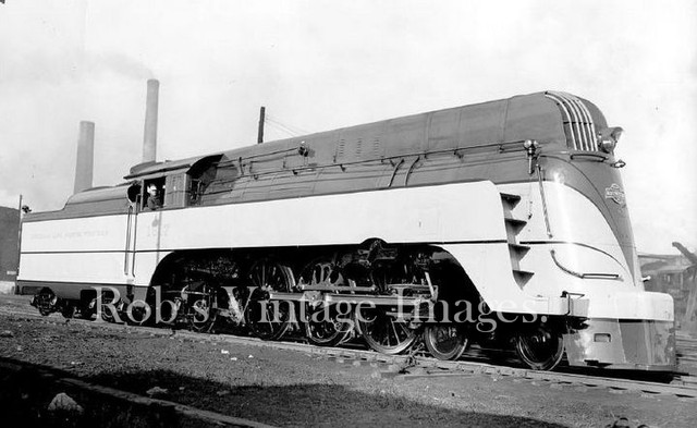 Chicago North Western photo CNW 400 Pacific 617 Steam train 4-6-2 ...