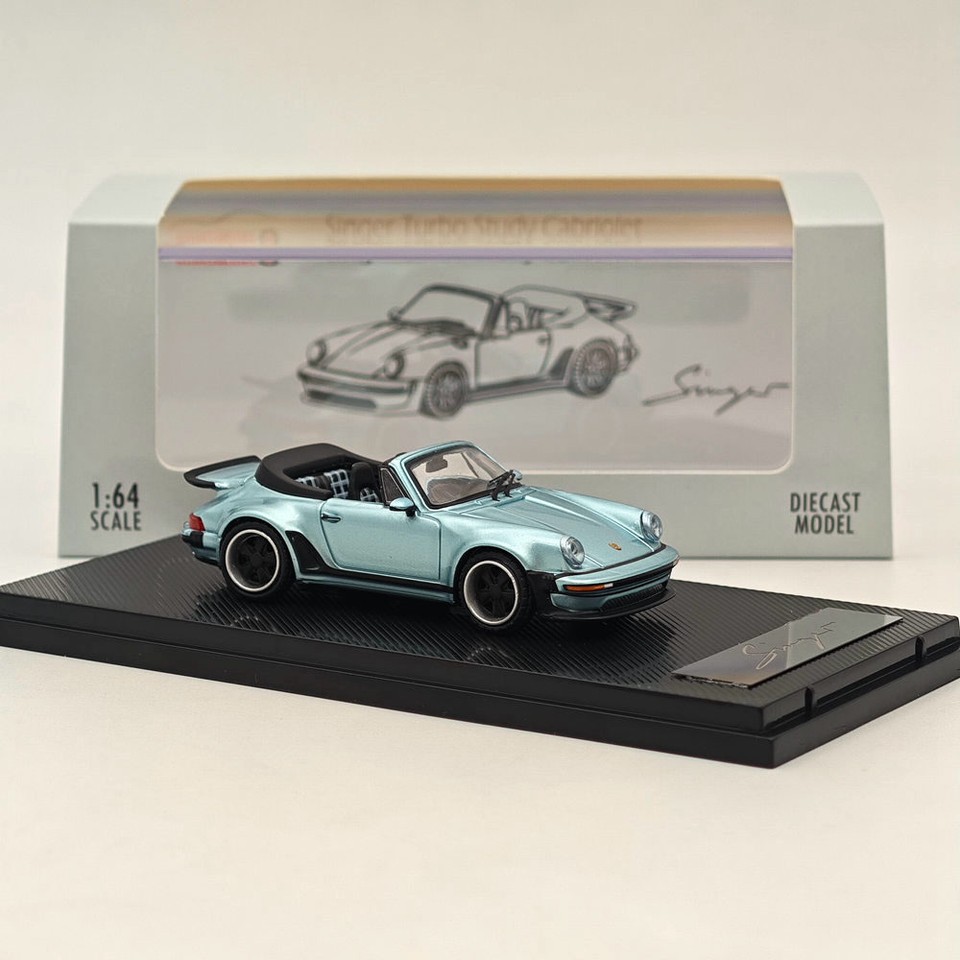 1/64 RM Porsche 930 Singer Turbo Study Cabriolet Diecast Toy Car ...