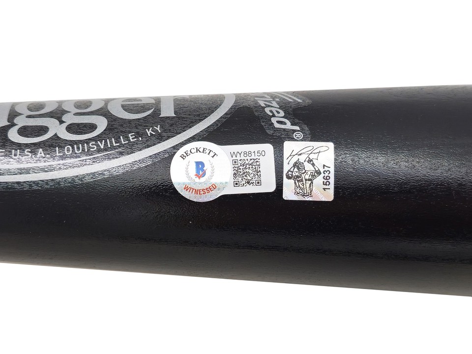 David Ortiz Auto Black L Slugger Player Model C243 Baseball Bat Red Sox Beckett | eBay UK